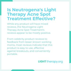 How Neutrogena's Light Therapy Acne Spot Treatment Works
